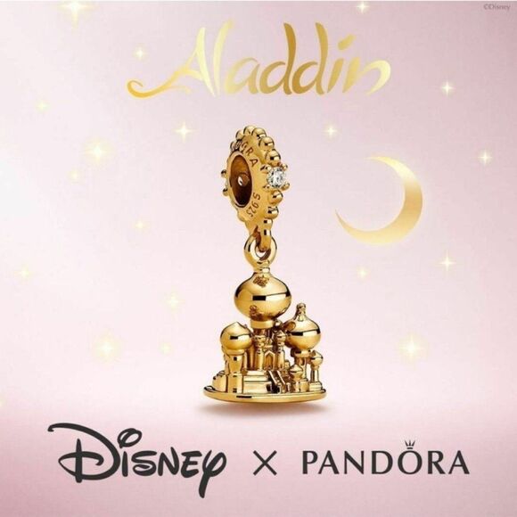 Pandora | Jewelry | Disney Aladdin Agrabah Castle Dangle Charm | Poshmark